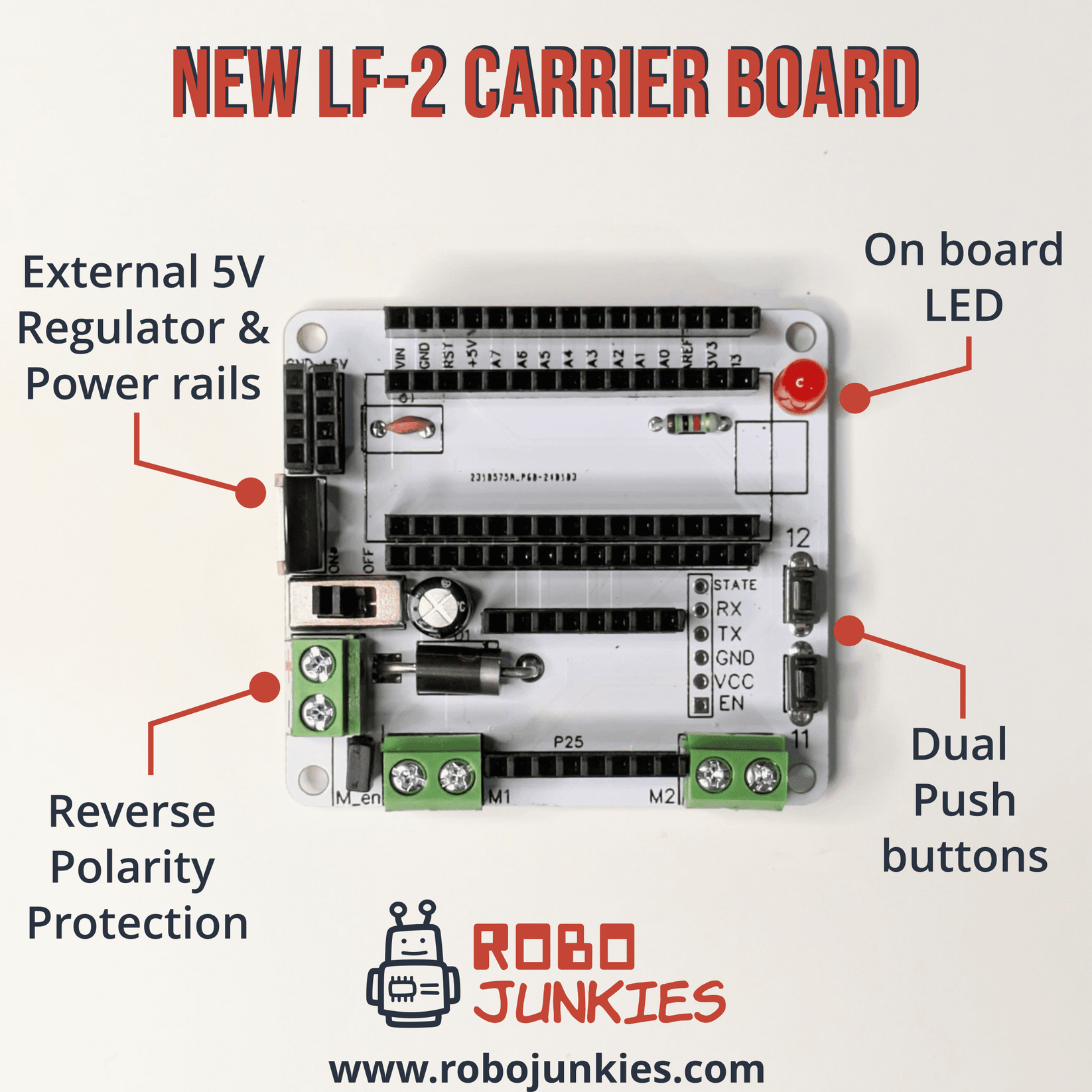 LF-2 Carrier Board – Robojunkies