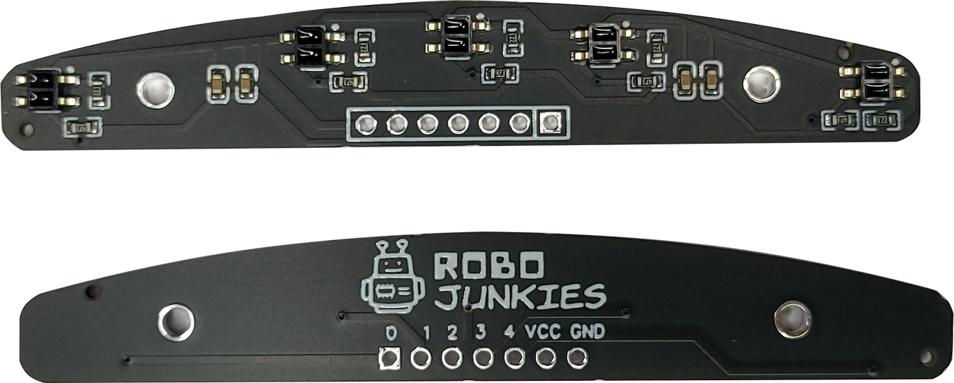 5 sensor array- Analog – Robojunkies